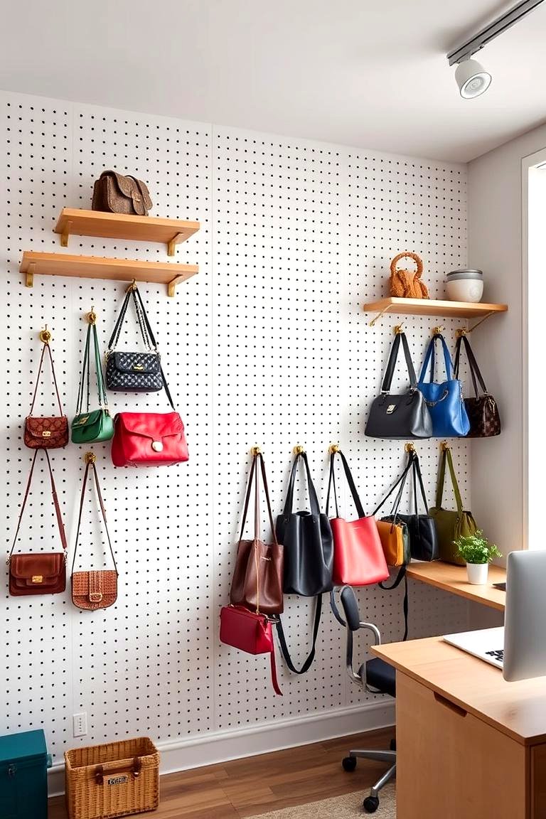 30 Practical Purse Storage Ideas to Organize Handbags