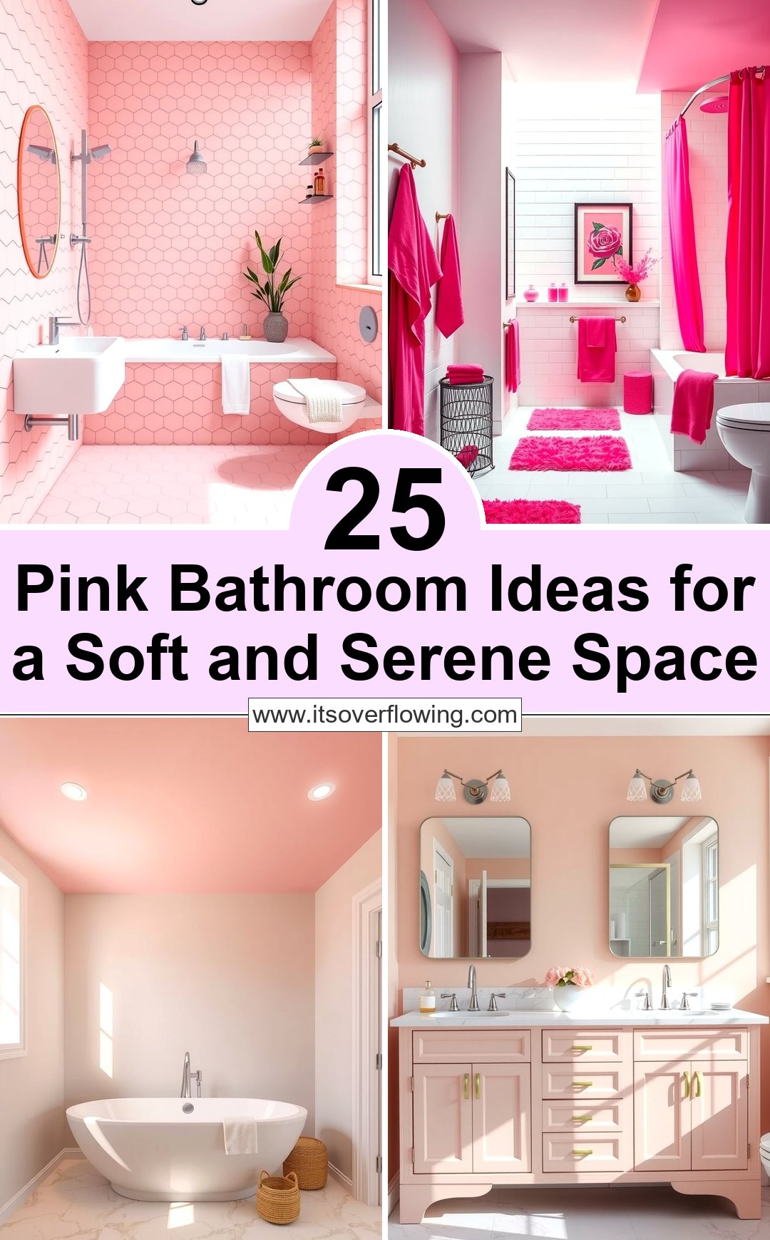 25 Pink Bathroom Ideas for a Soft and Serene Space