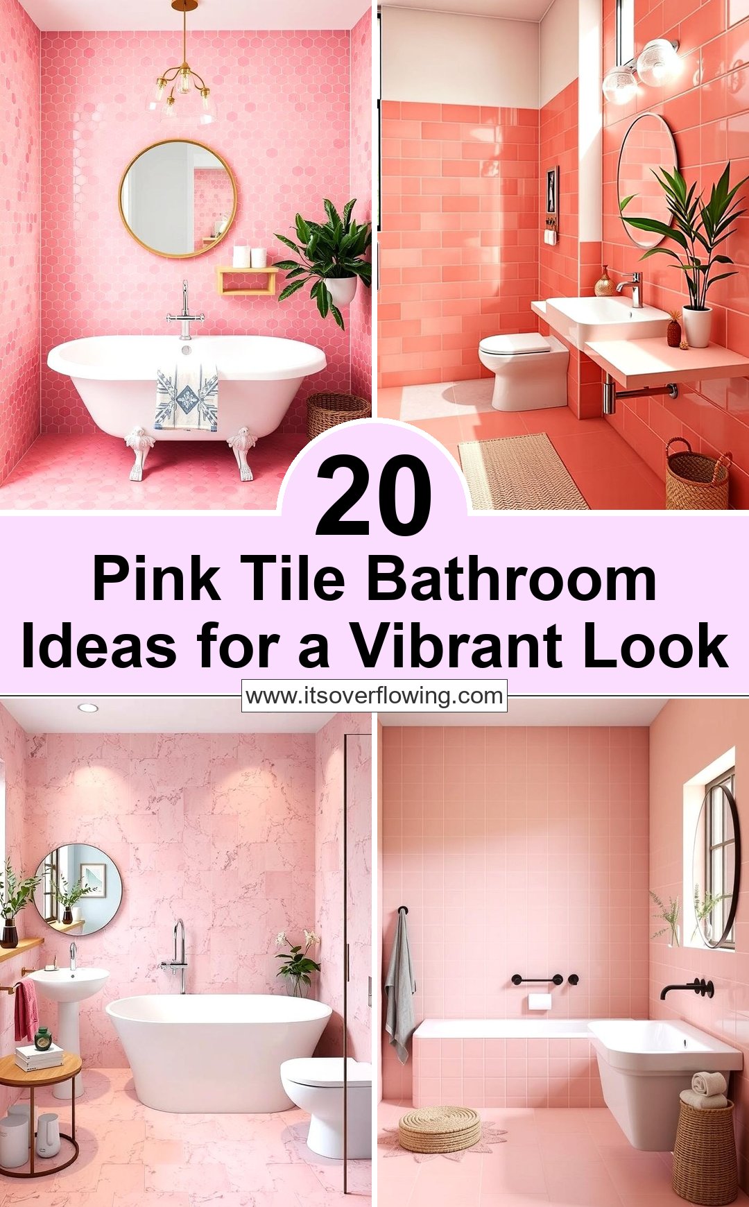 20 Pink Tile Bathroom Ideas for a Vibrant Look