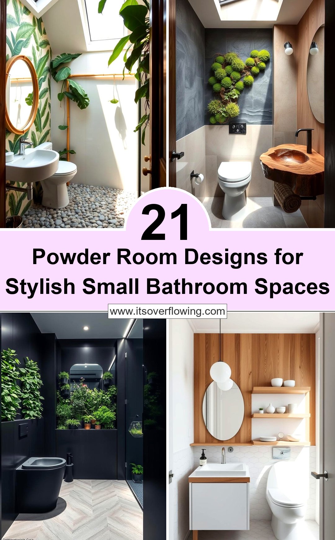 21 Powder Room Designs for Stylish Small Bathroom Spaces