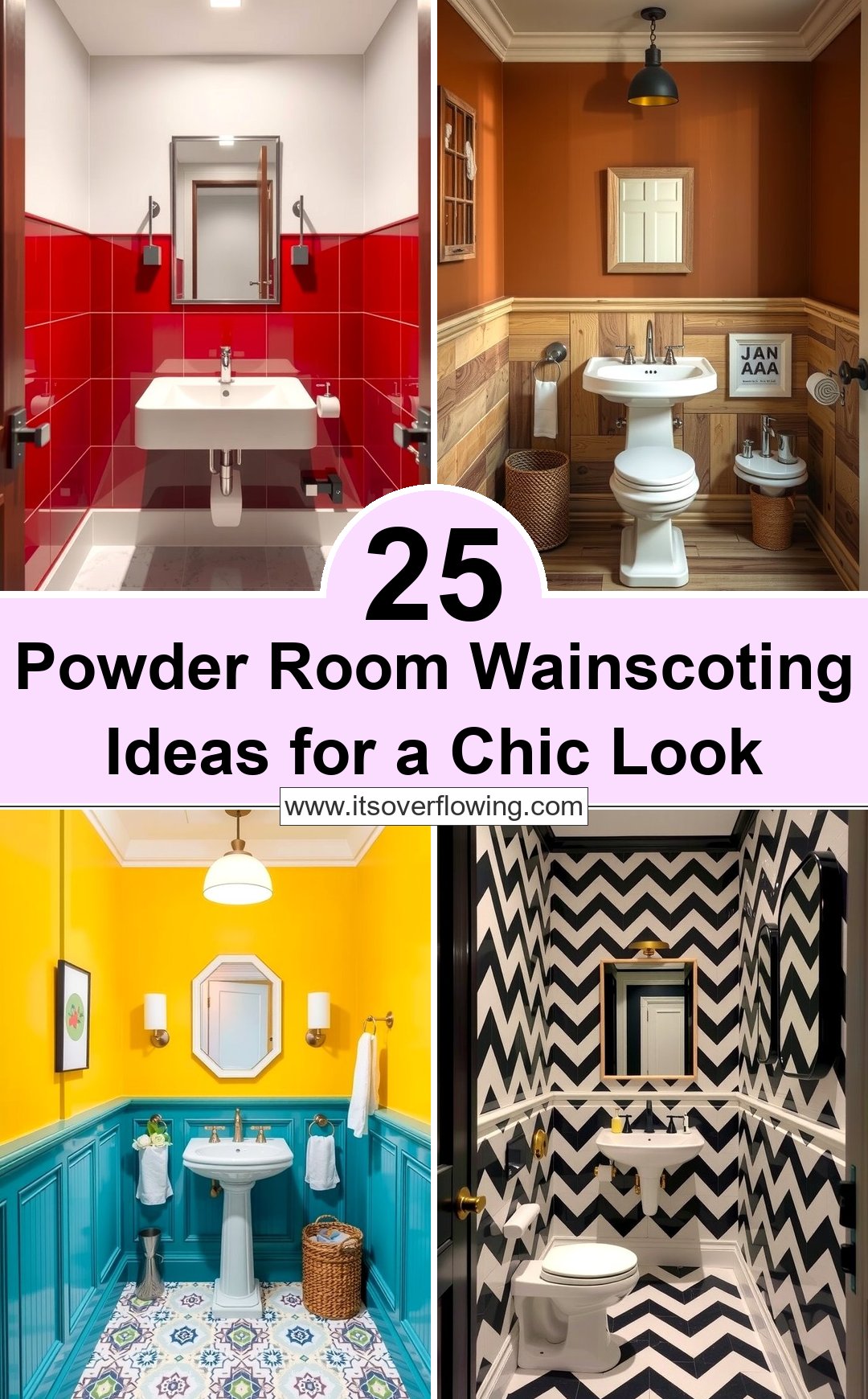 25 Powder Room Wainscoting Ideas for a Chic Look