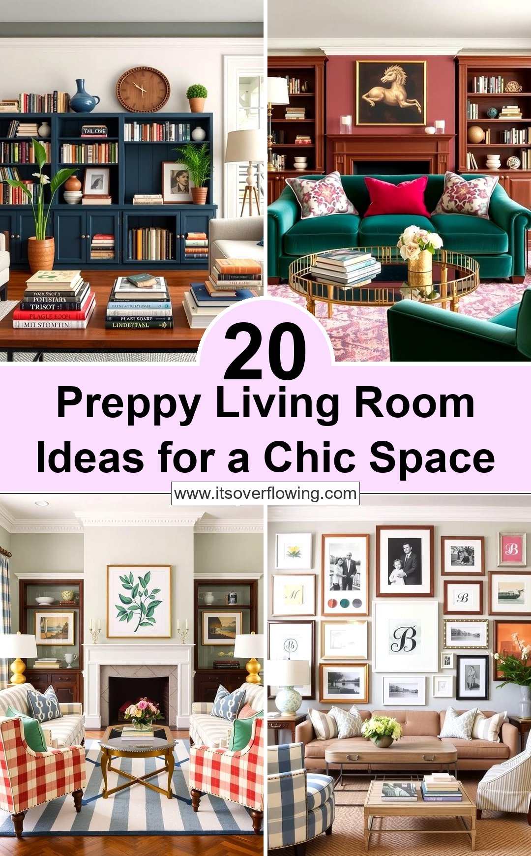 20 Preppy Living Room Ideas for a Chic Space