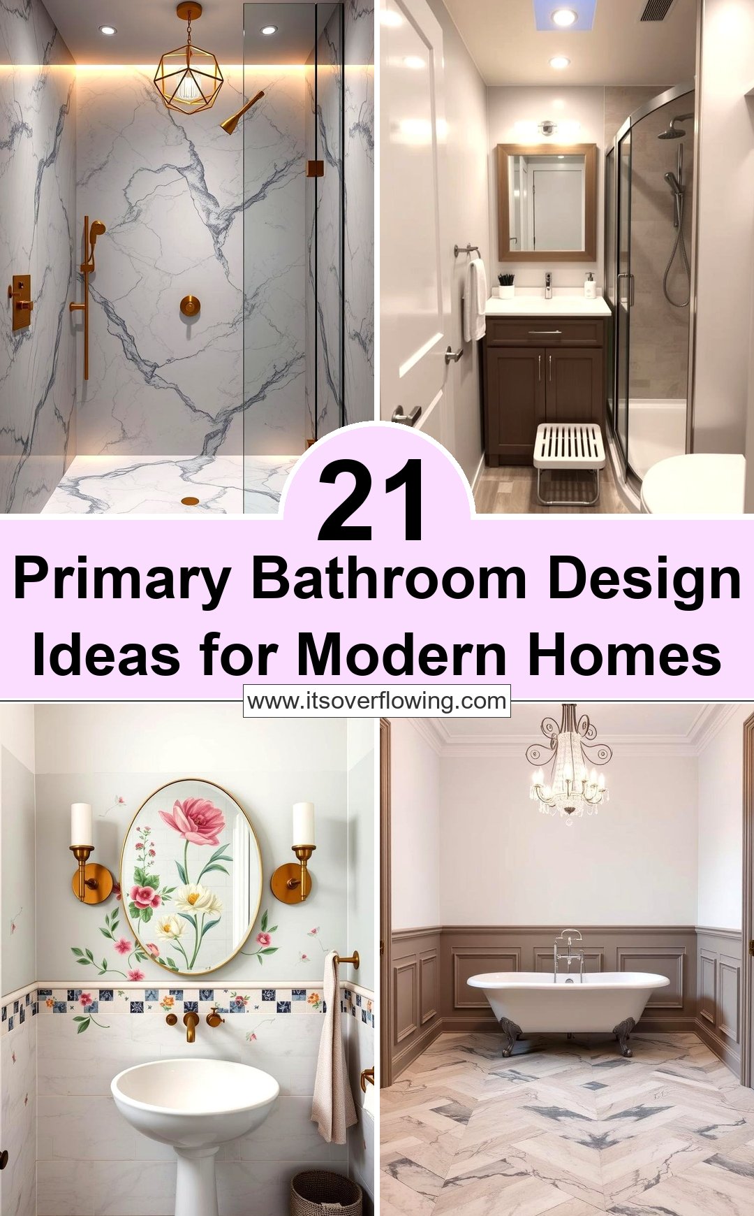 21 Primary Bathroom Design Ideas for Modern Homes