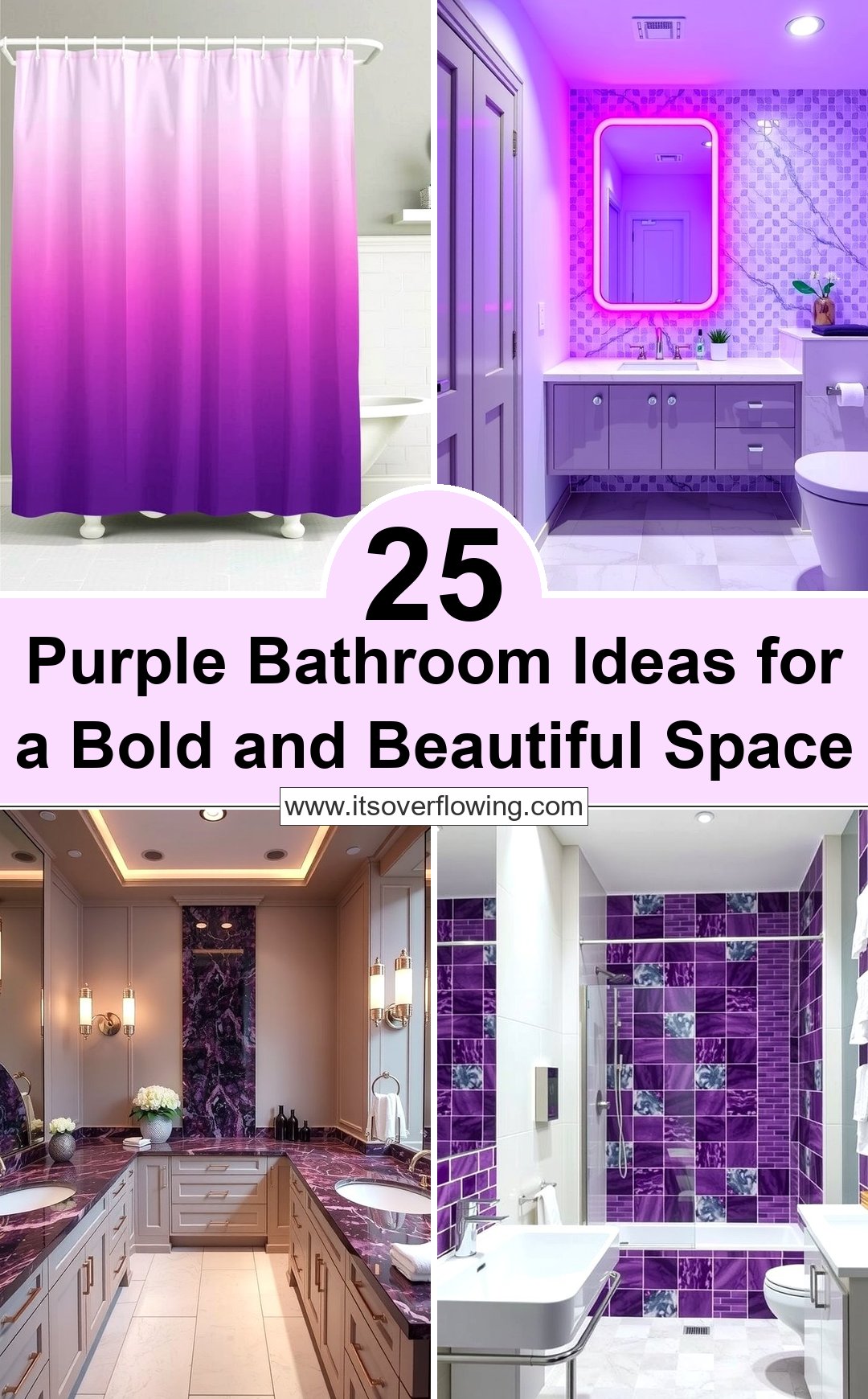 25 Purple Bathroom Ideas for a Bold and Beautiful Space