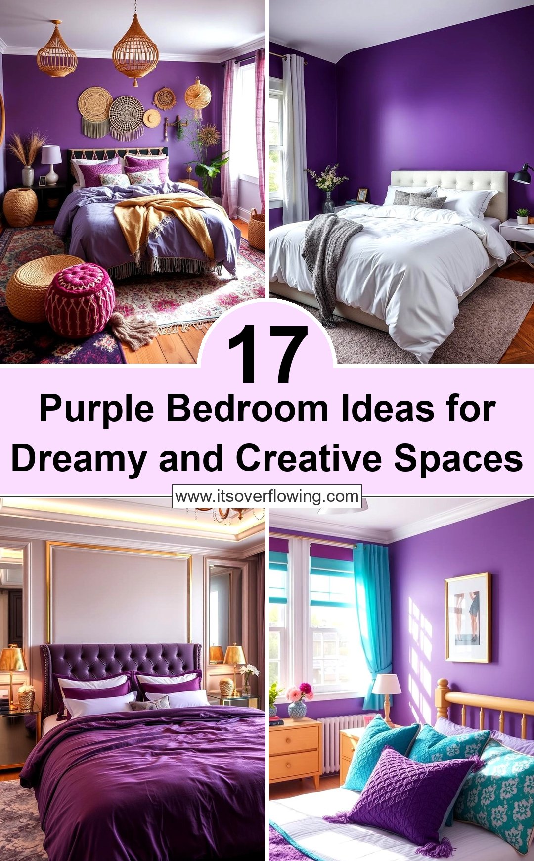 17 Purple Bedroom Ideas for Dreamy and Creative Spaces