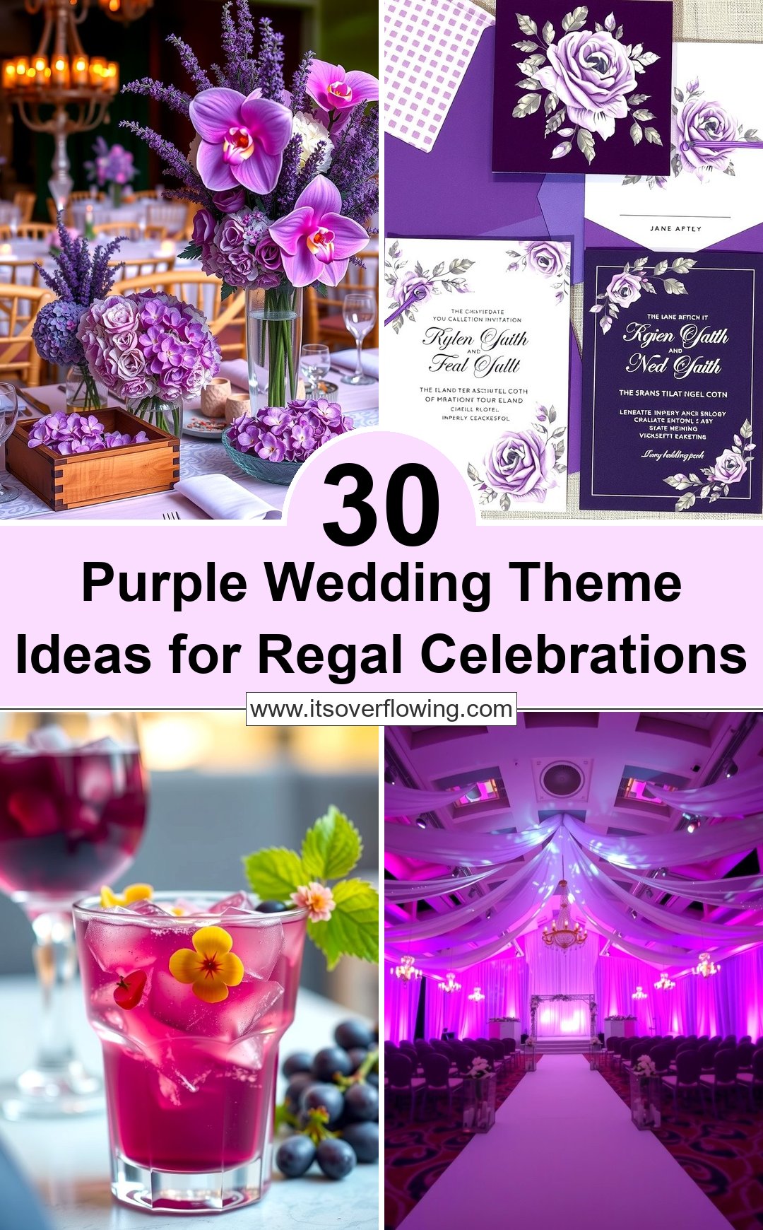 30 Purple Wedding Theme Ideas for Regal Celebrations