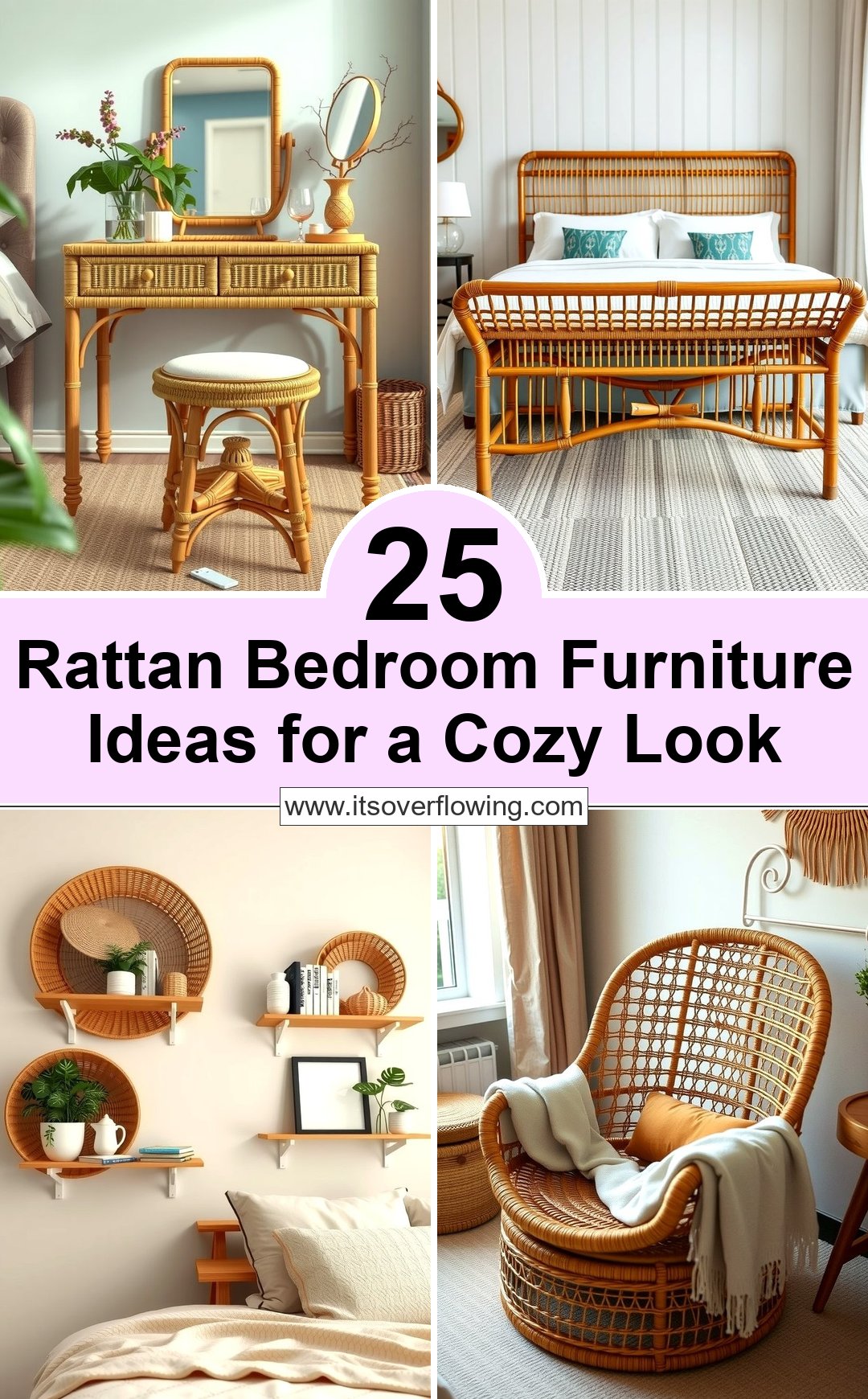 25 Rattan Bedroom Furniture Ideas for a Cozy Look