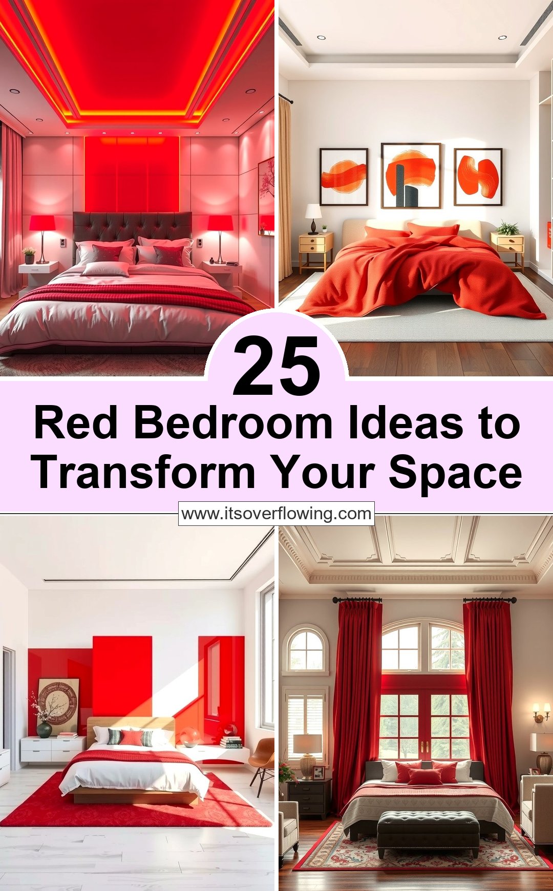 25 Red Bedroom Ideas to Transform Your Space