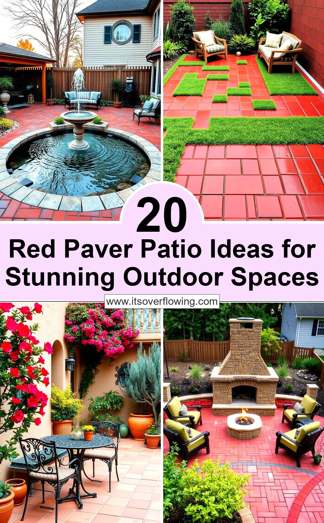 20 Red Paver Patio Ideas for Stunning Outdoor Spaces