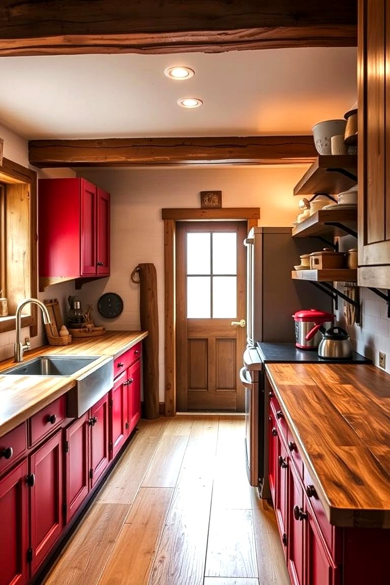17 Red Kitchen Design Ideas for Bold Contemporary Spaces