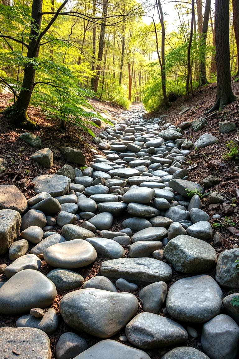 17 Rock Walkway Ideas for Natural and Low-Maintenance Paths