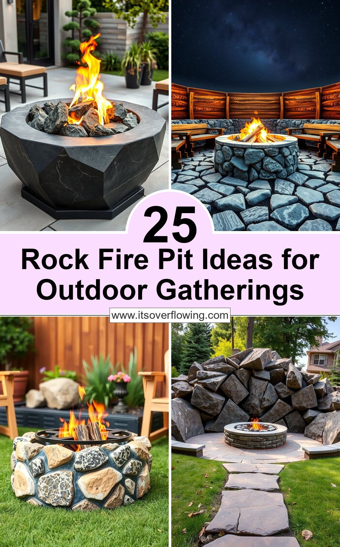 25 Rock Fire Pit Ideas for Outdoor Gatherings