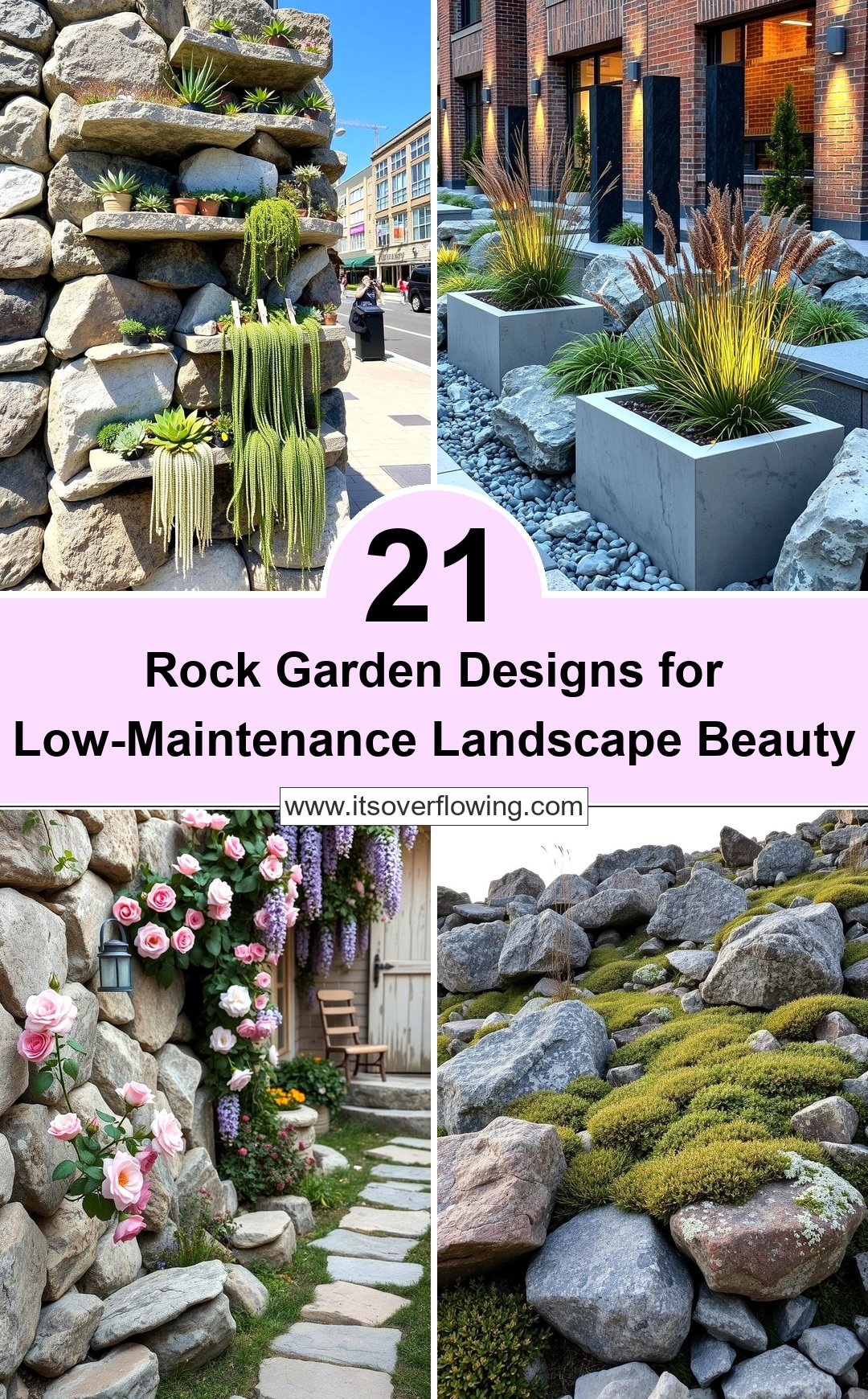 21 Rock Garden Designs for Low-Maintenance Landscape Beauty