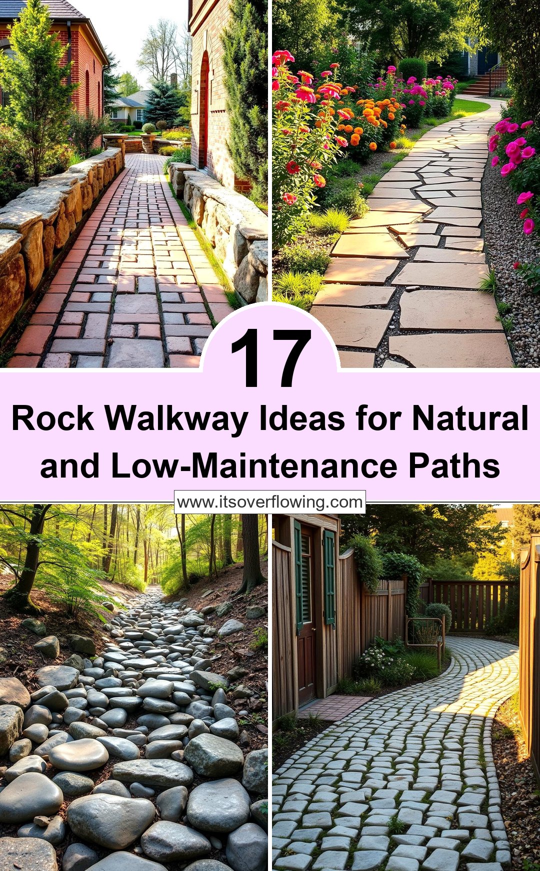 17 Rock Walkway Ideas for Natural and Low-Maintenance Paths