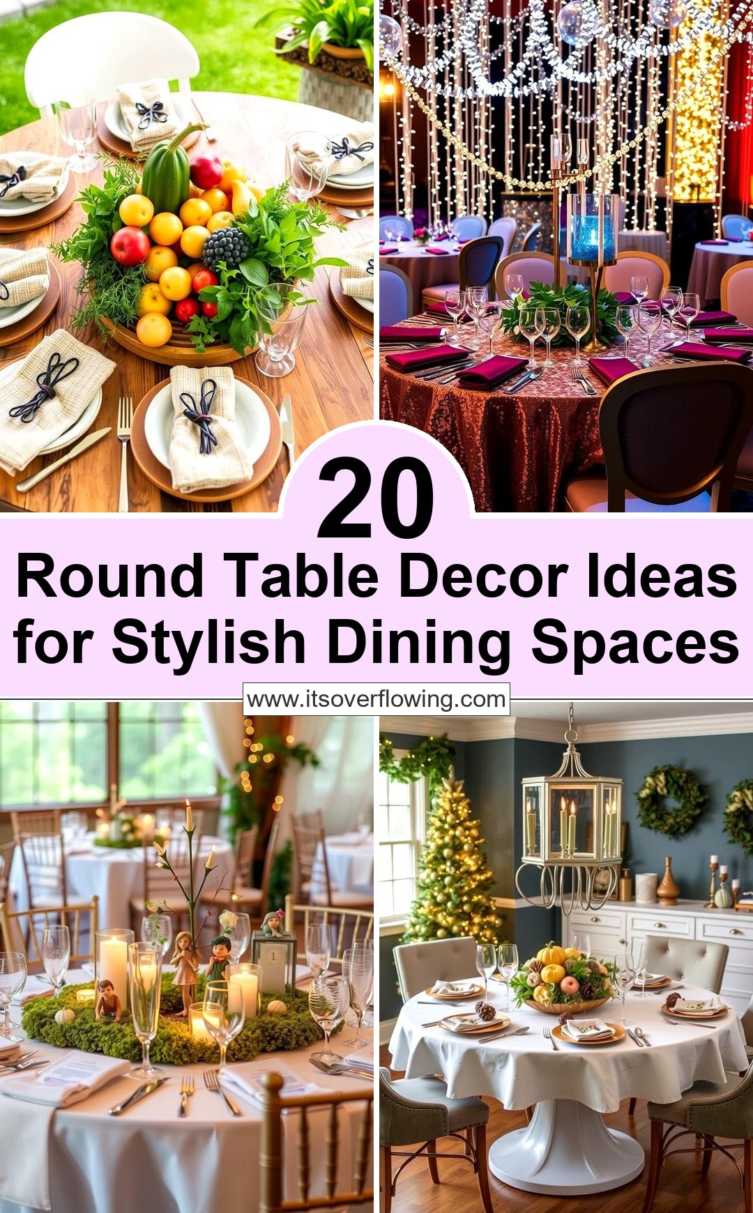 20 Round Table Decor Ideas for Stylish Dining Spaces