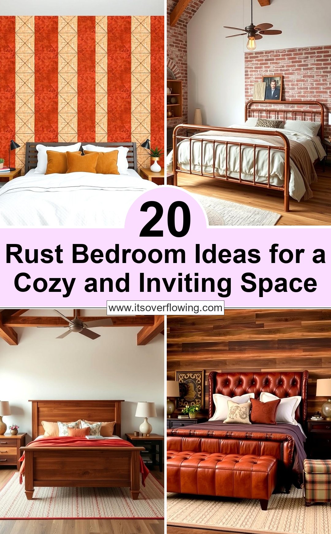 20 Rust Bedroom Ideas for a Cozy and Inviting Space