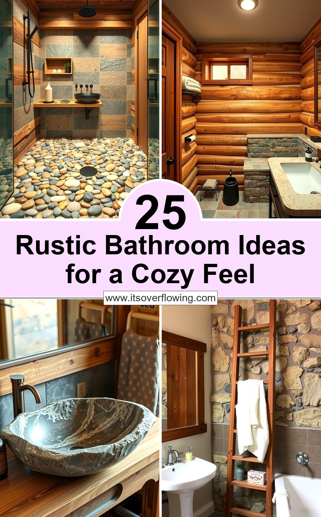 25 Rustic Bathroom Ideas for a Cozy Feel