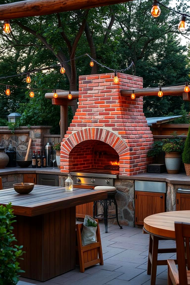 30 Rustic Outdoor Kitchen Ideas for Al Fresco Dining