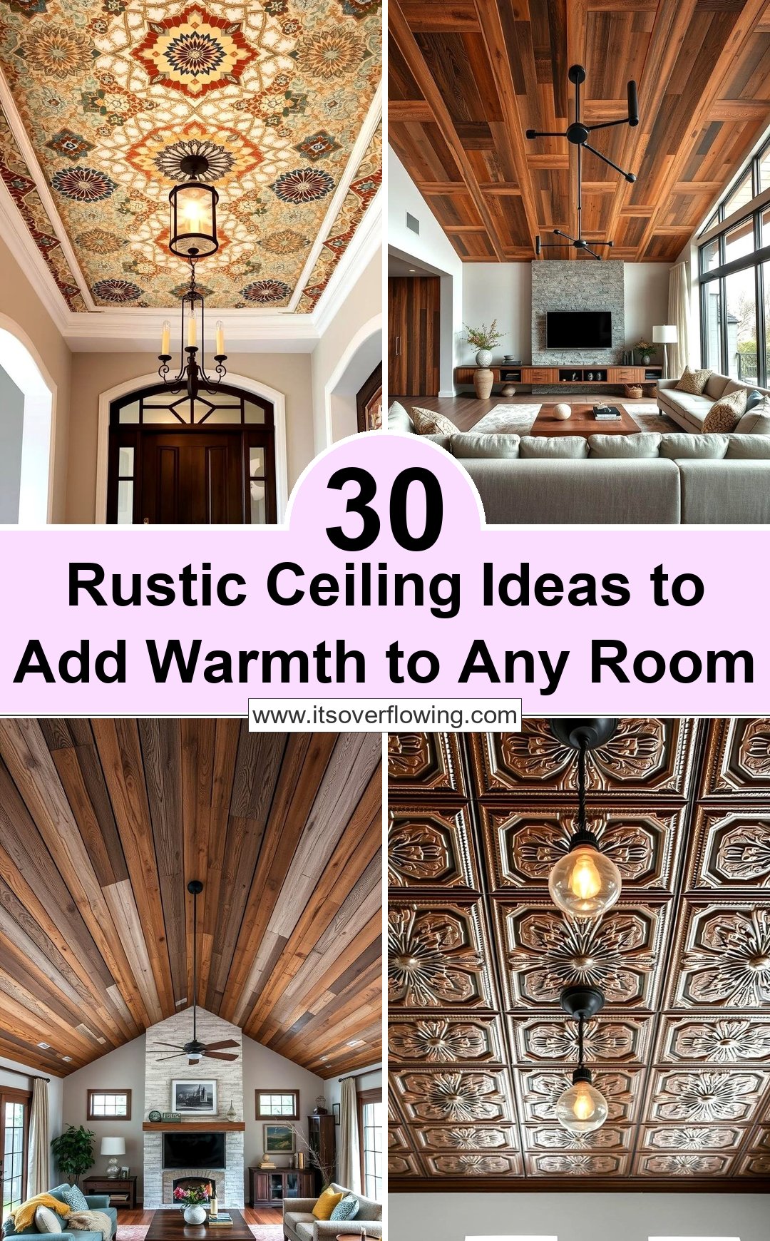 30 Rustic Ceiling Ideas to Add Warmth to Any Room