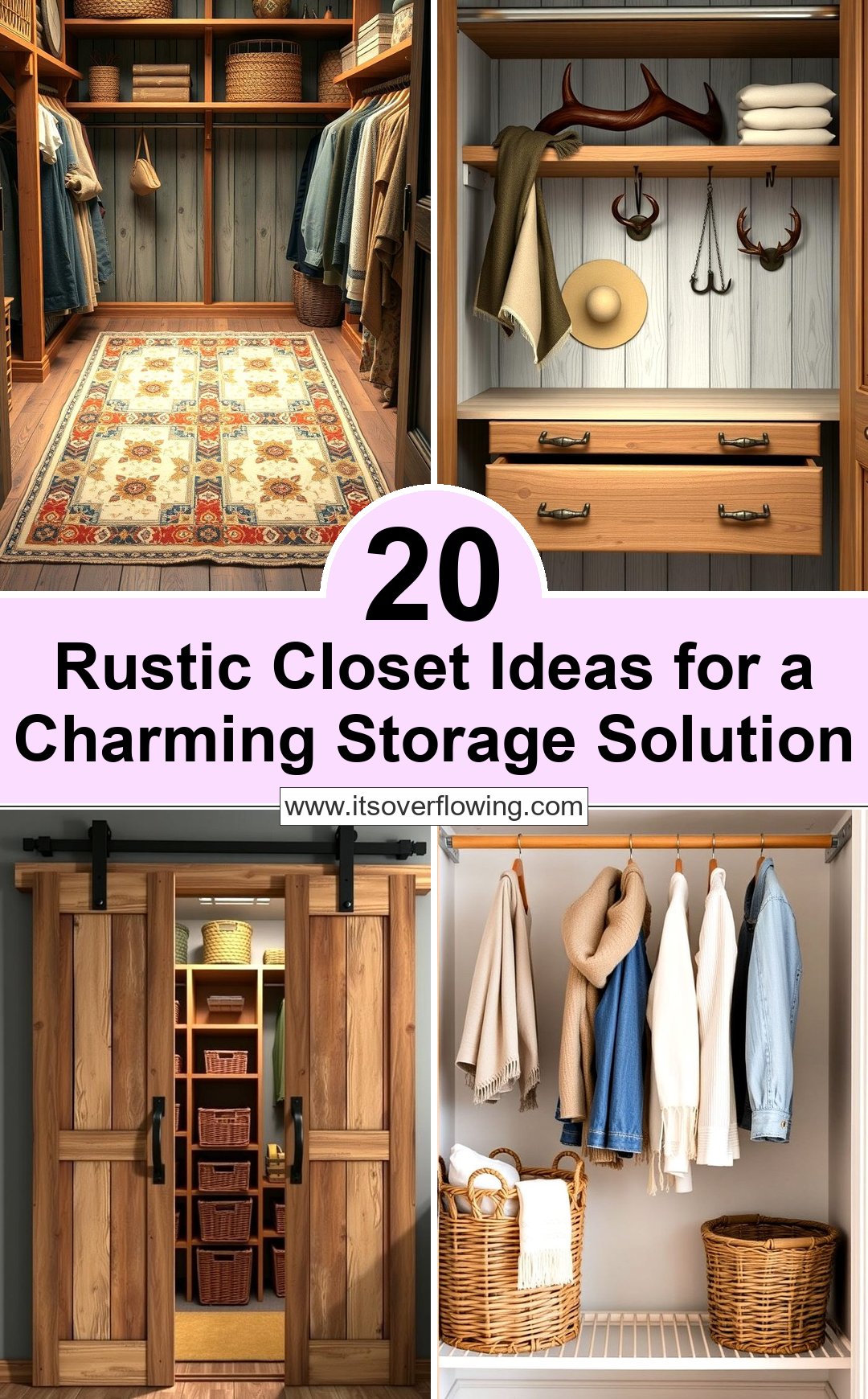 20 Rustic Closet Ideas for a Charming Storage Solution