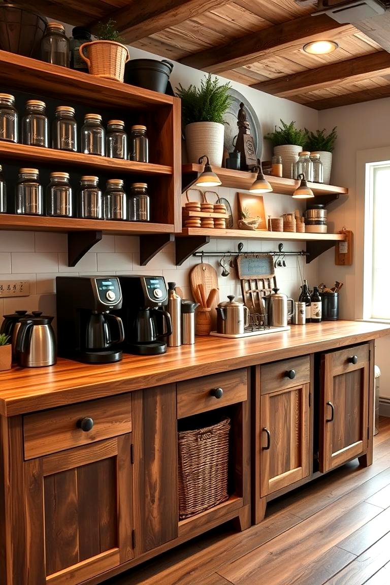 21 Functional Coffee Station Ideas for Kitchen or Office
