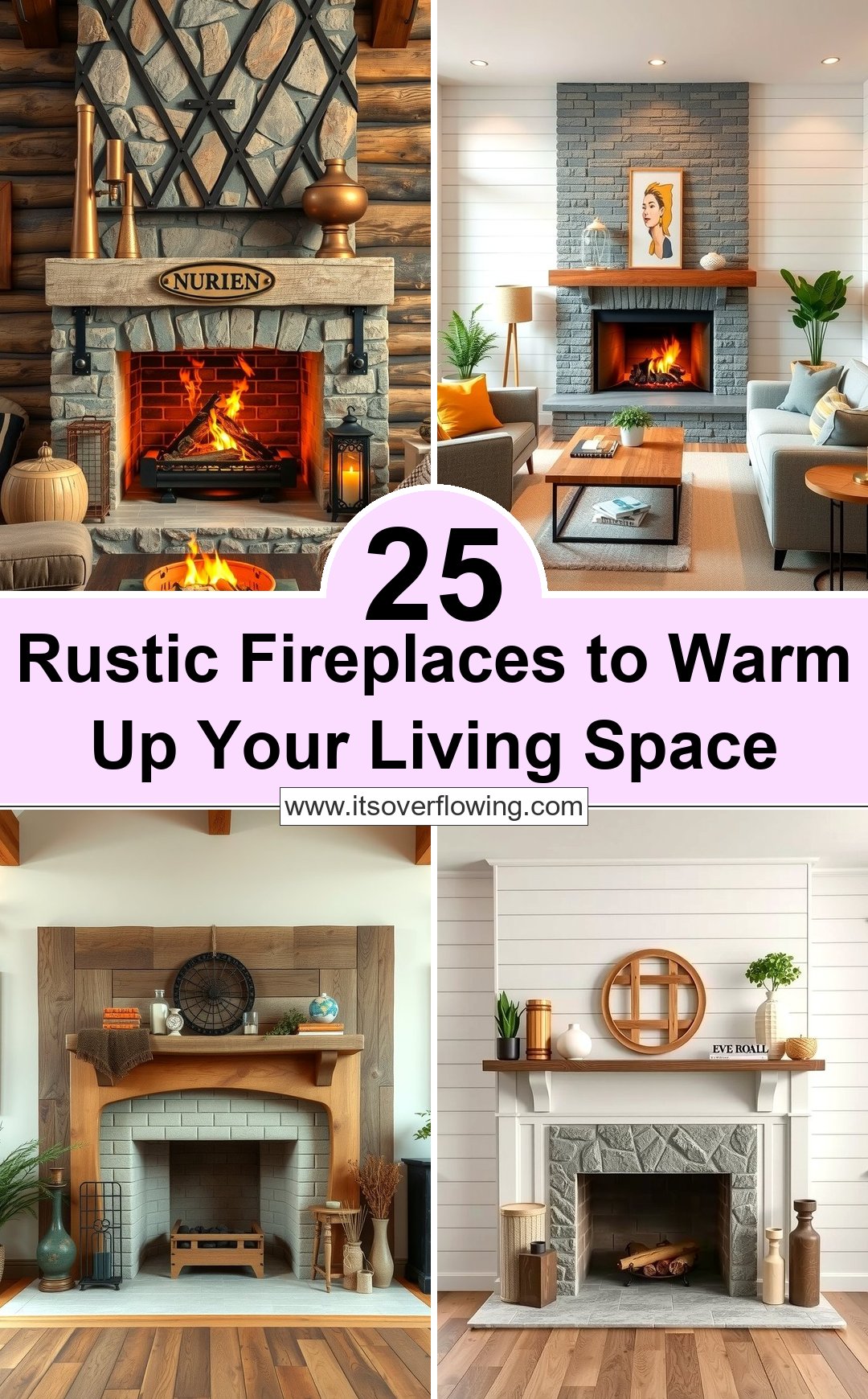 25 Rustic Fireplaces to Warm Up Your Living Space