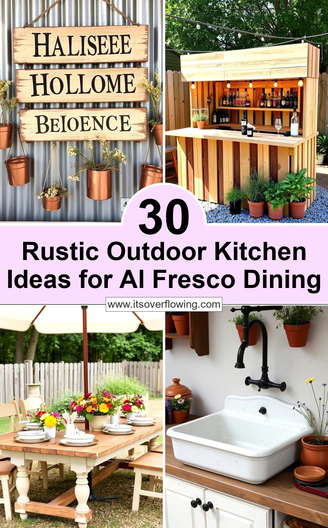 30 Rustic Outdoor Kitchen Ideas for Al Fresco Dining