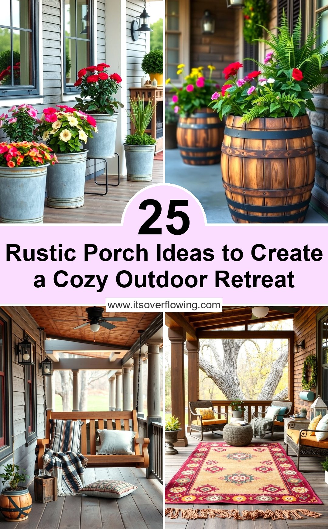 25 Rustic Porch Ideas to Create a Cozy Outdoor Retreat