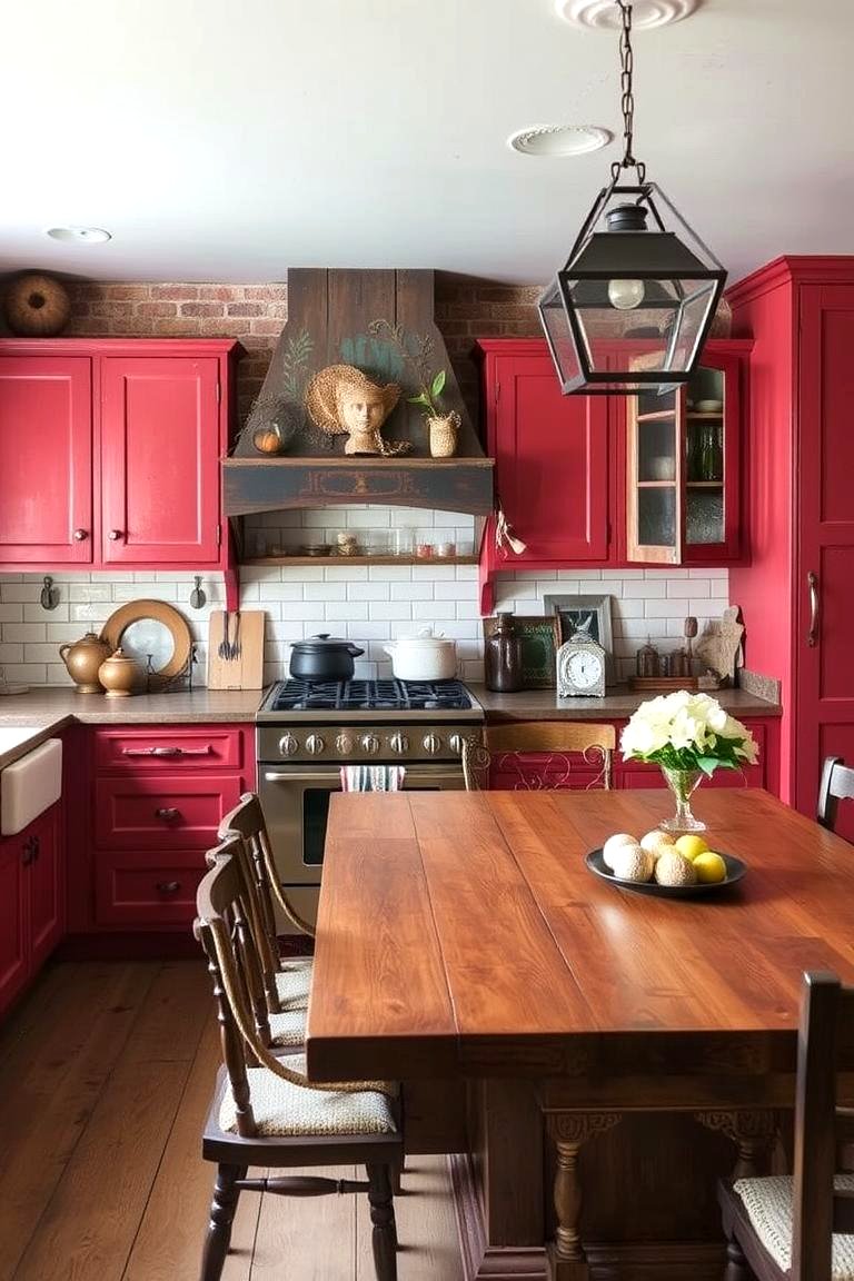 17 Red Kitchen Design Ideas for Bold Contemporary Spaces