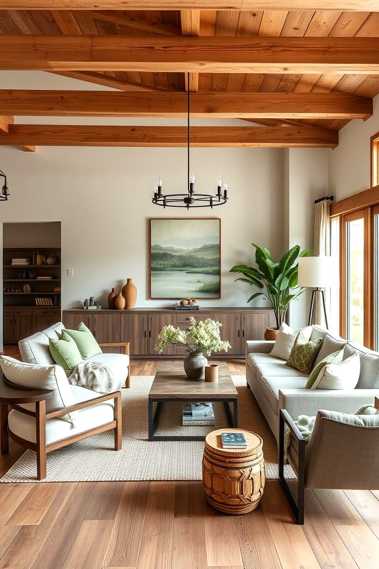 30 Rustic Sage Green Living Room Ideas for Earthy Elegance