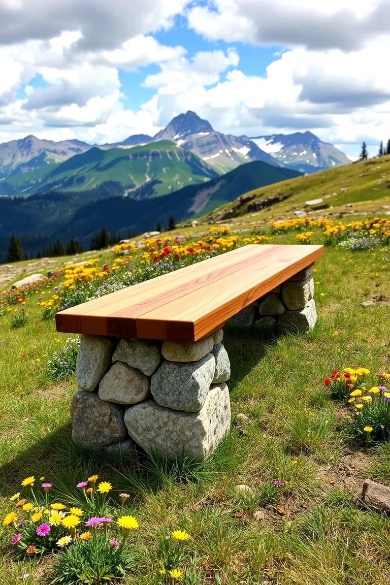 30 Charming Garden Bench Ideas for Relaxing Outdoor Spaces