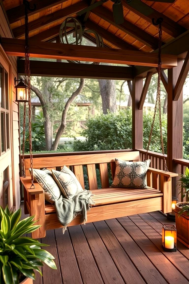 21 Back Porch Ideas for Cozy and Functional Outdoor Spaces