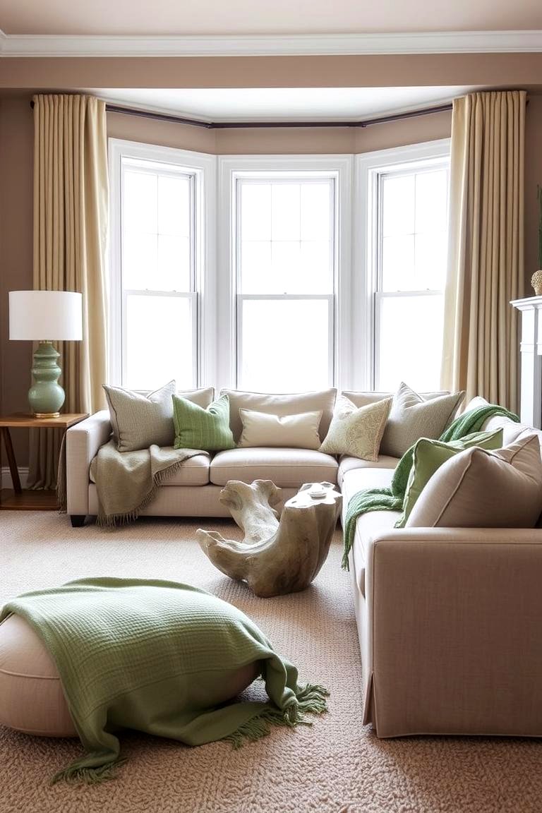 21 Sage Green Living Room Schemes for Calming Interior Designs