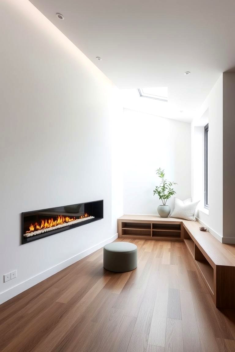 30 Linear Fireplace Ideas for Modern Home Heating