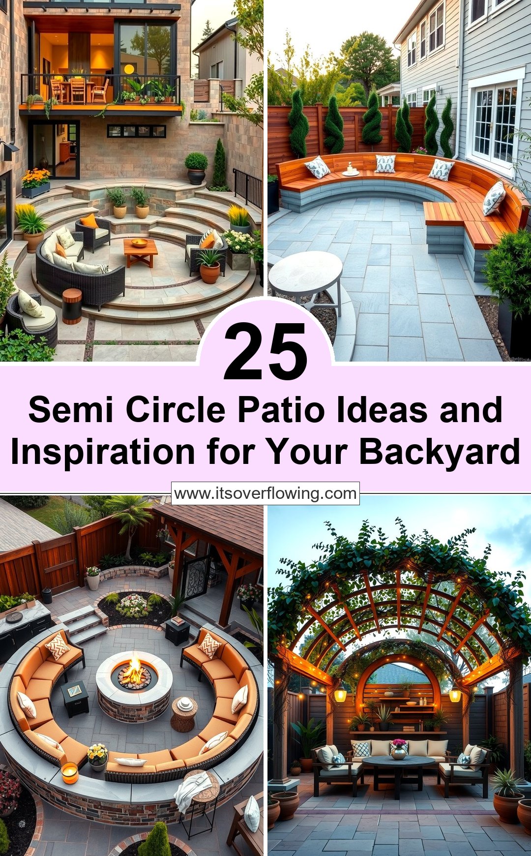 25 Semi Circle Patio Ideas and Inspiration for Your Backyard