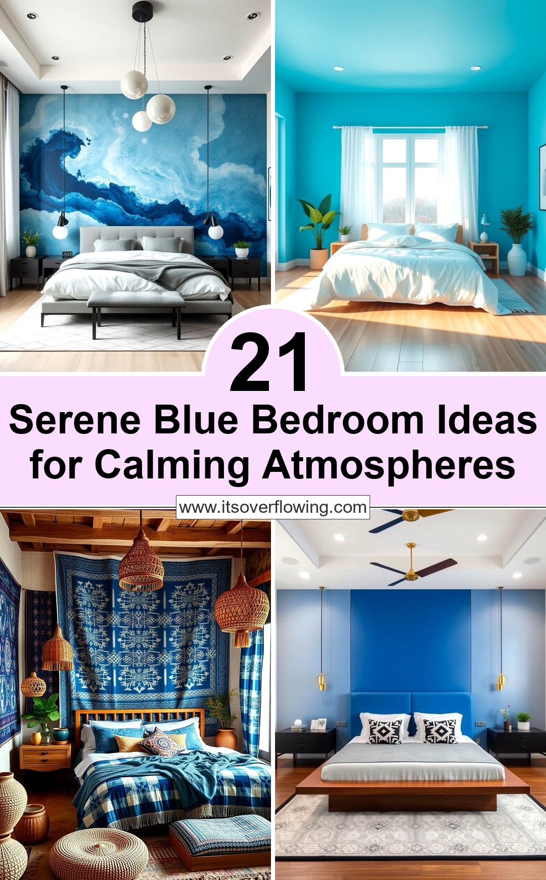 21 Serene Blue Bedroom Ideas for Calming Atmospheres