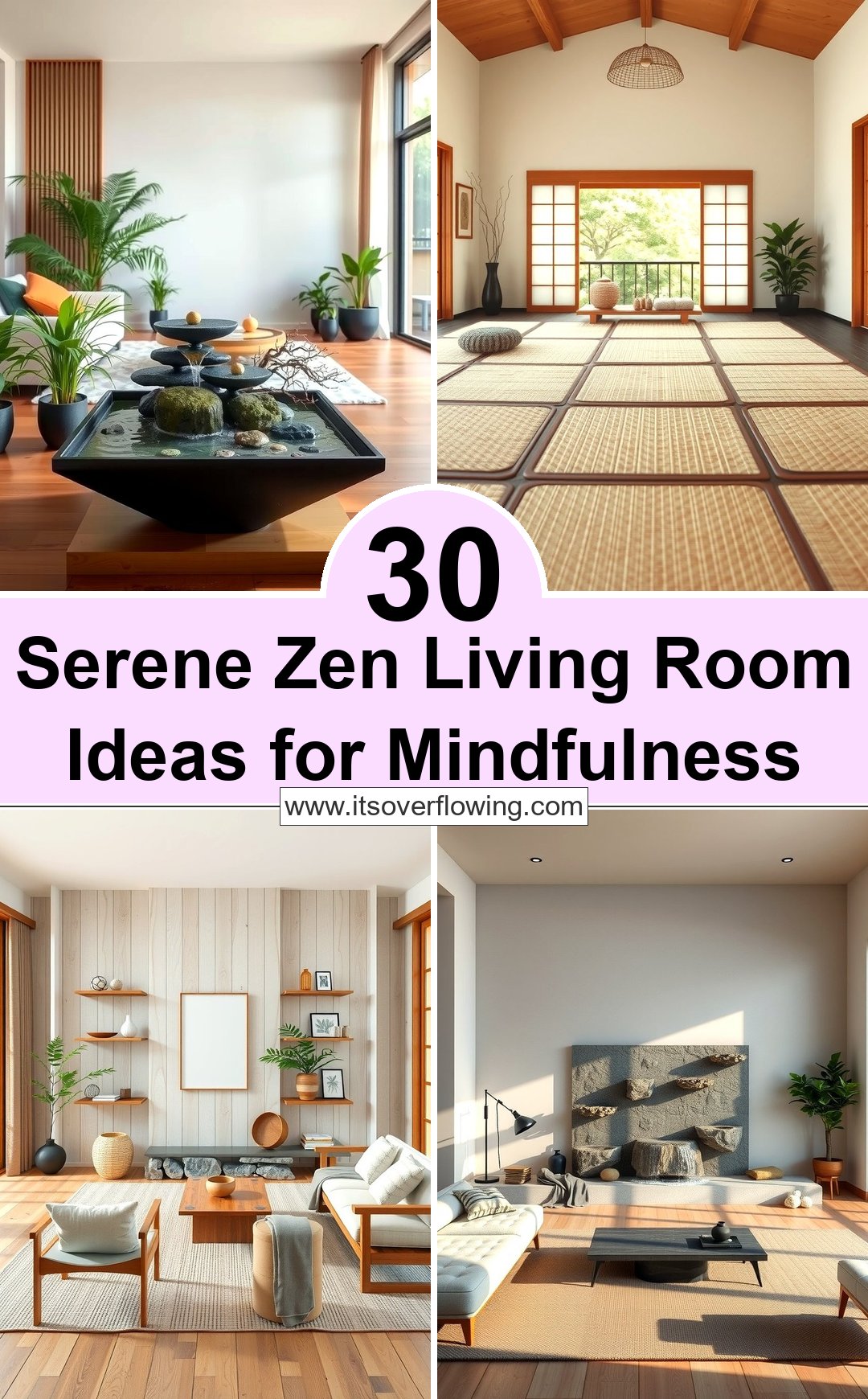 30 Serene Zen Living Room Ideas for Mindfulness