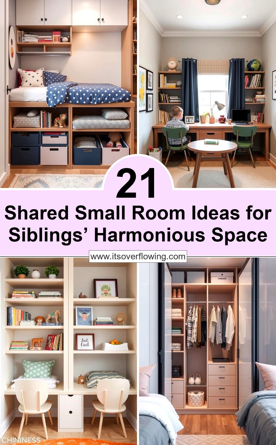 21 Shared Small Room Ideas for Siblings’ Harmonious Space