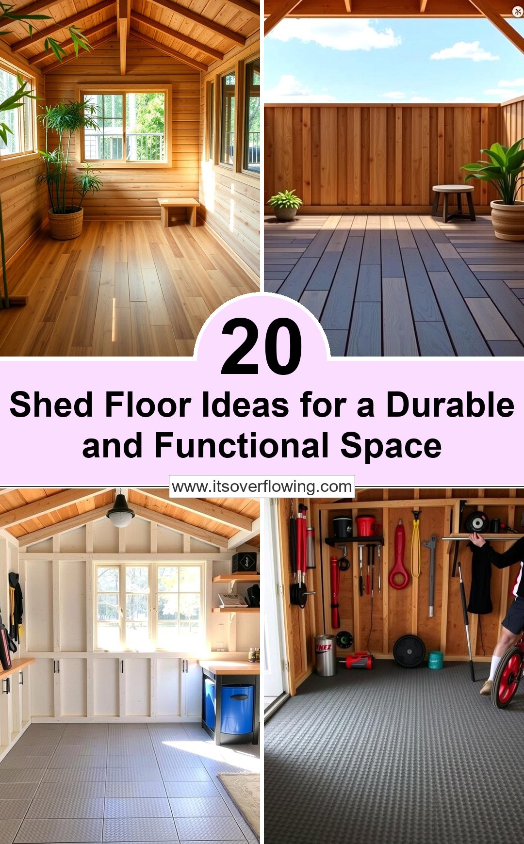 20 Shed Floor Ideas for a Durable and Functional Space