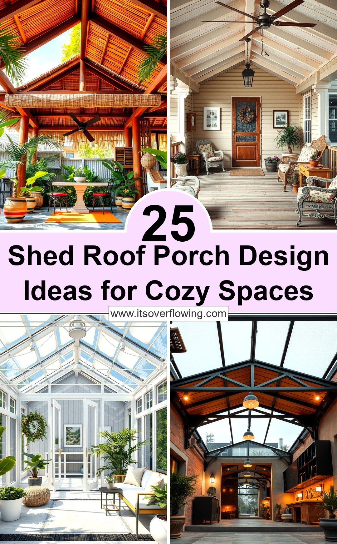 25 Shed Roof Porch Design Ideas for Cozy Spaces