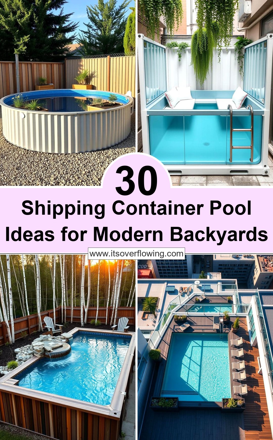 30 Shipping Container Pool Ideas for Modern Backyards