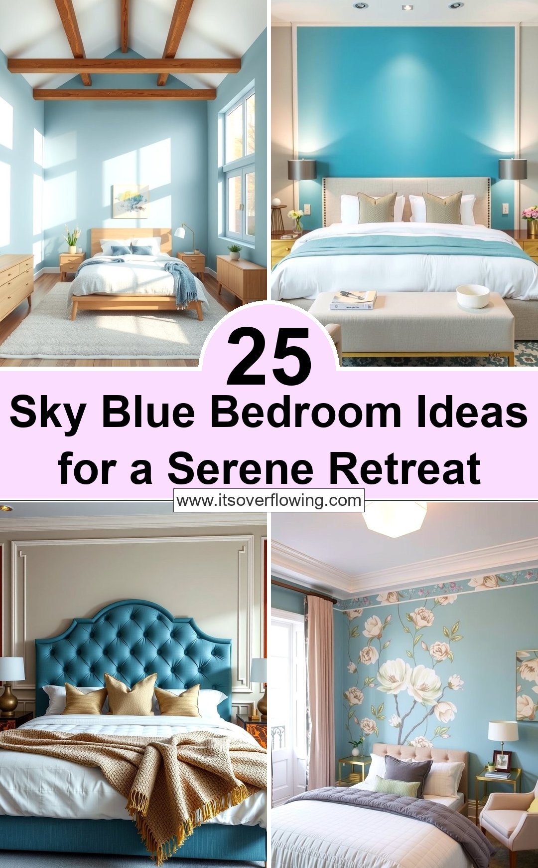 25 Sky Blue Bedroom Ideas for a Serene Retreat