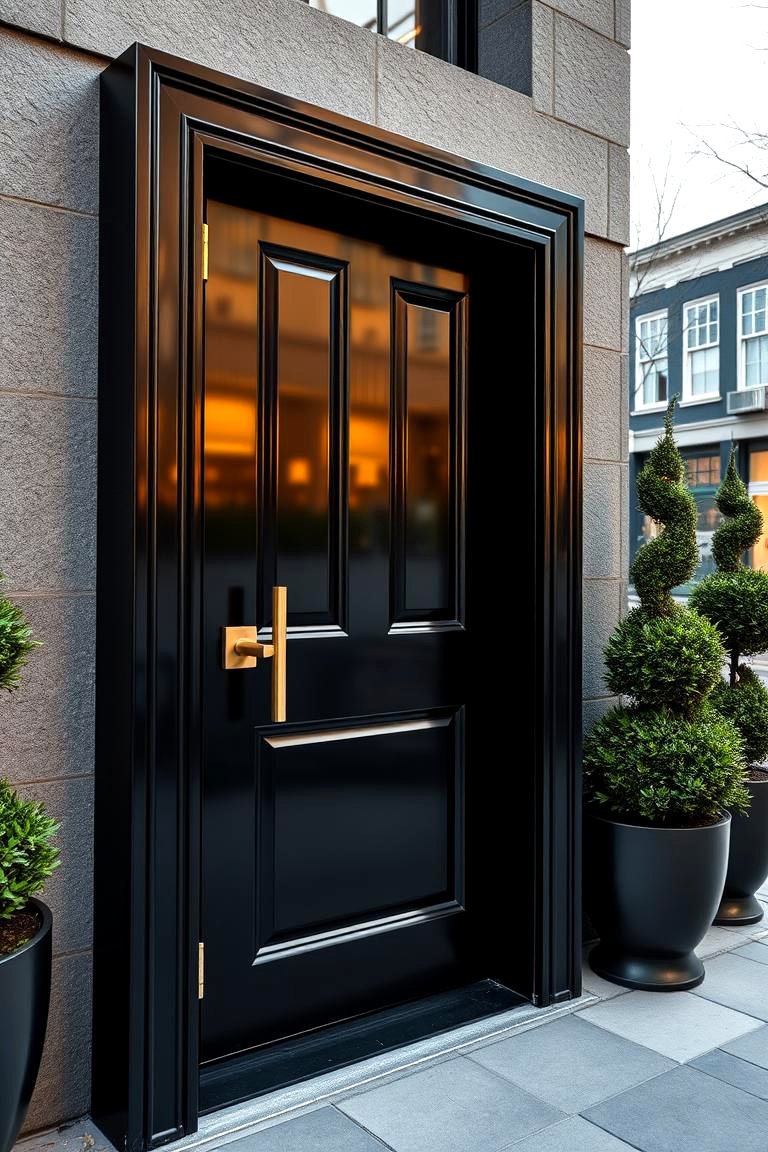 21 Black Front Door Ideas for Bold First Impressions