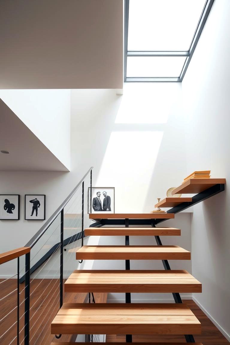 30 Stair Landing Ideas to Maximize Functional Spaces