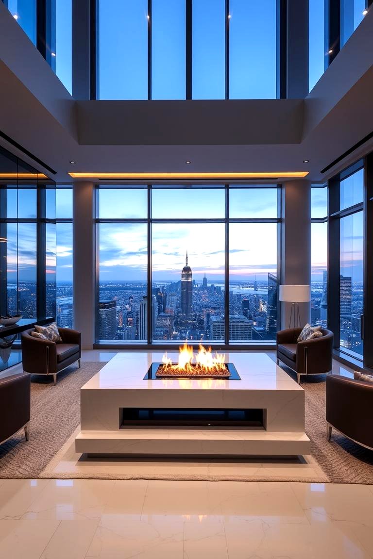 30 Linear Fireplace Ideas for Modern Home Heating