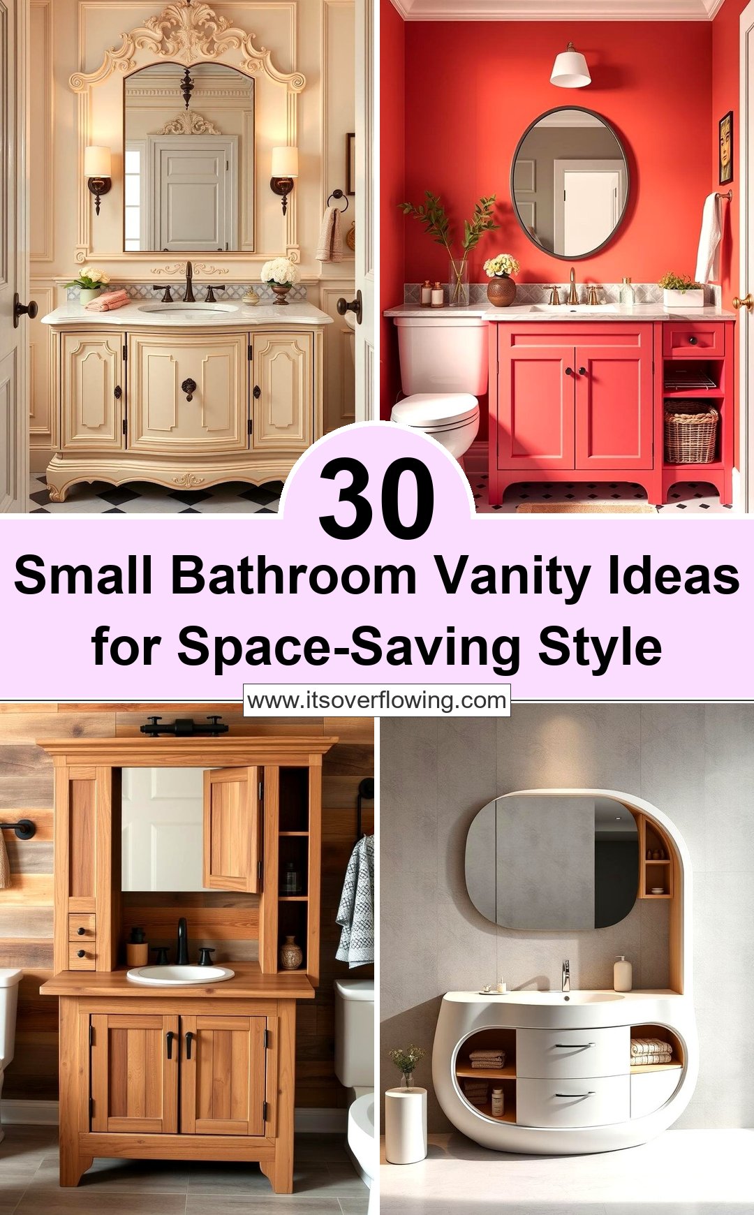 30 Small Bathroom Vanity Ideas for Space-Saving Style