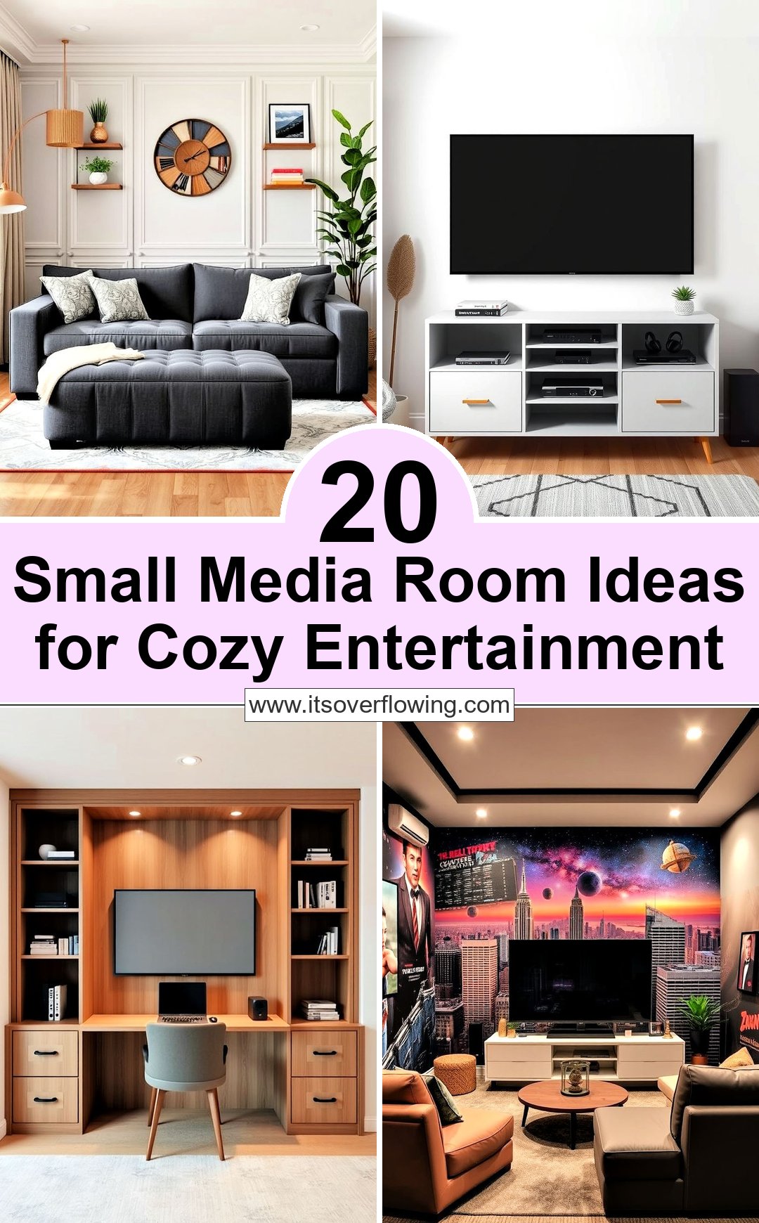 20 Small Media Room Ideas for Cozy Entertainment