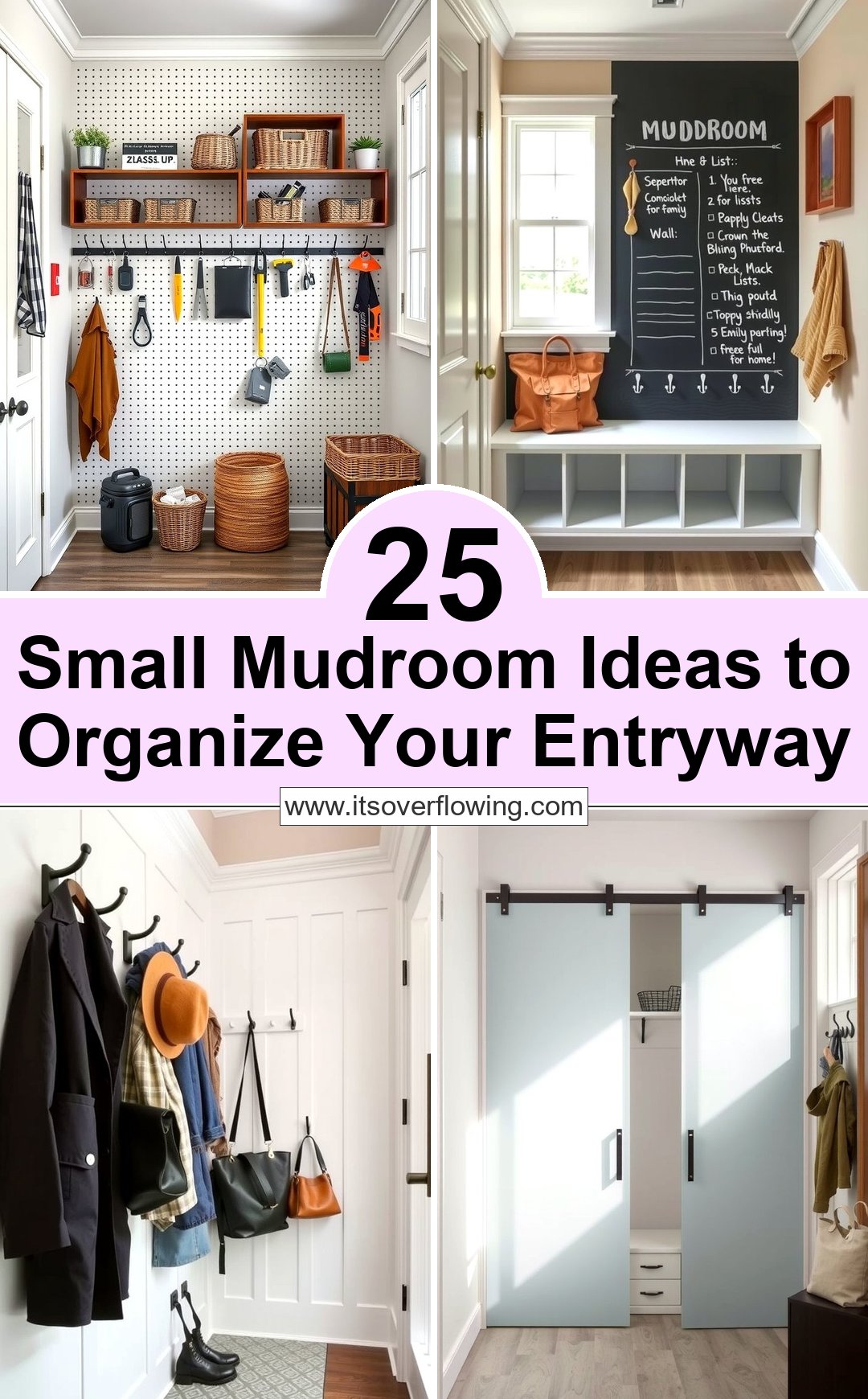 25 Small Mudroom Ideas to Organize Your Entryway