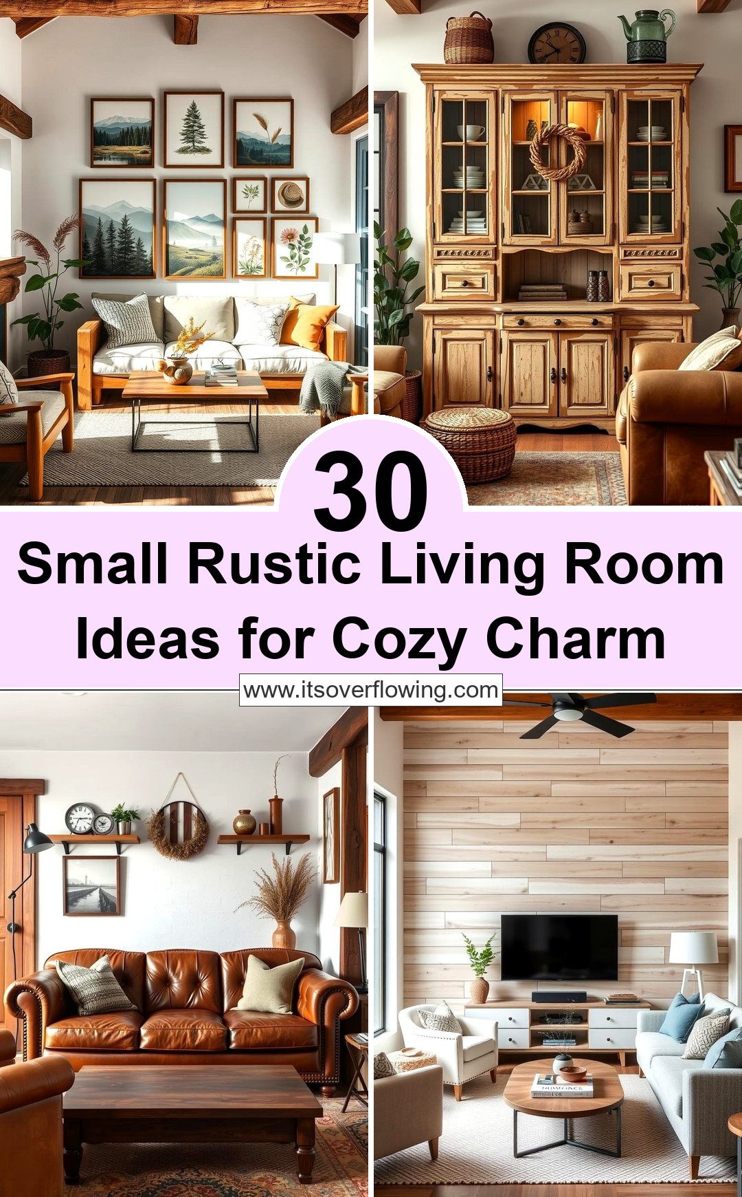 30 Small Rustic Living Room Ideas for Cozy Charm