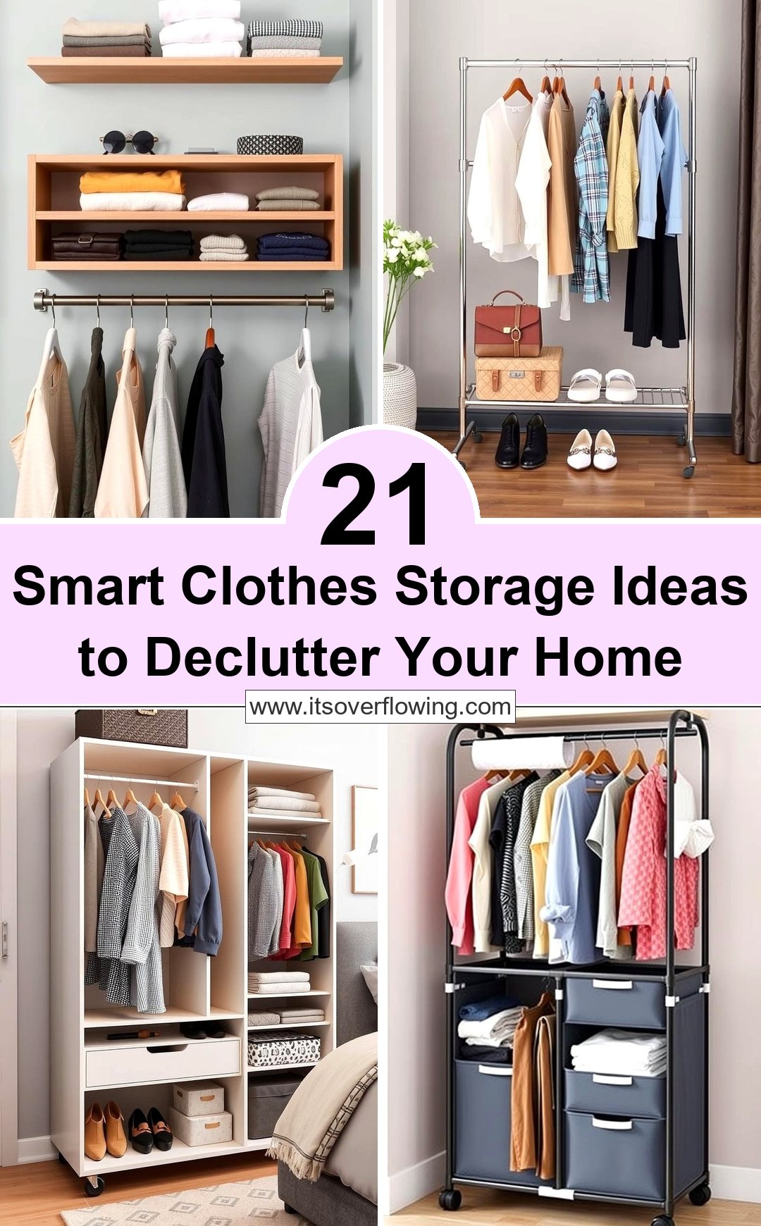 21 Smart Clothes Storage Ideas to Declutter Your Home